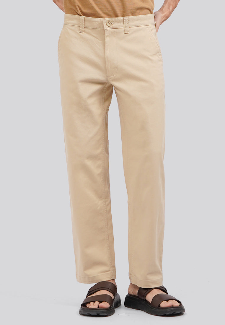 Regular Fit Chinos Pants Beige – EXECUTIVE