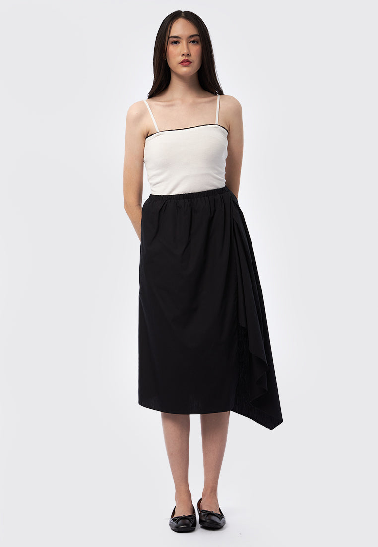 Asymmetrical Midi Skirt – EXECUTIVE