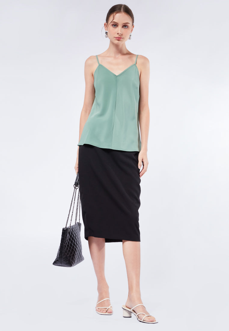 Regular Fit Basic Midi Skirt – EXECUTIVE