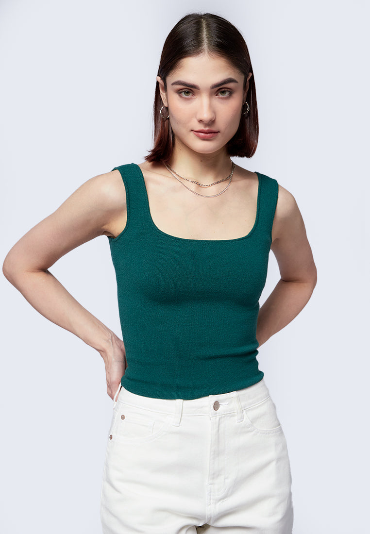 Soft Touch Knit Tanktop Emerald – EXECUTIVE