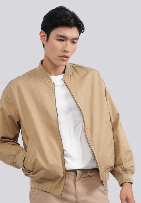 Regular Fit Long Sleeve Bomber Jacket – EXECUTIVE