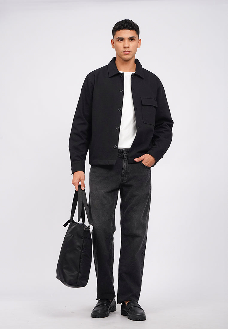 Oversized Buttoned Knit Jacket – EXECUTIVE