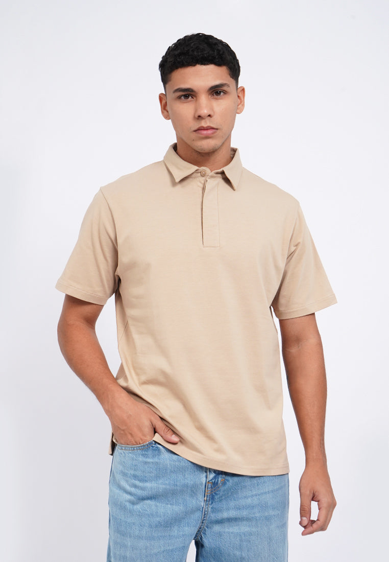 Hidden Placket Polo Shirt – EXECUTIVE