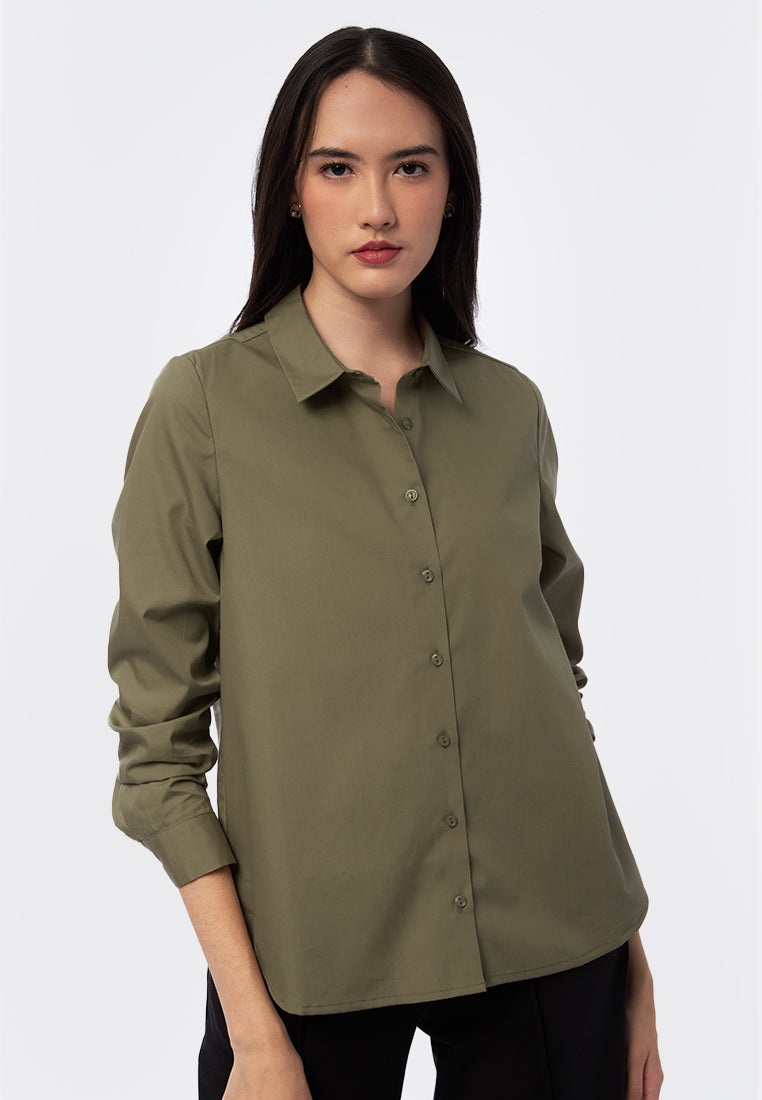 Regular Fit Long Sleeve Blouse – EXECUTIVE