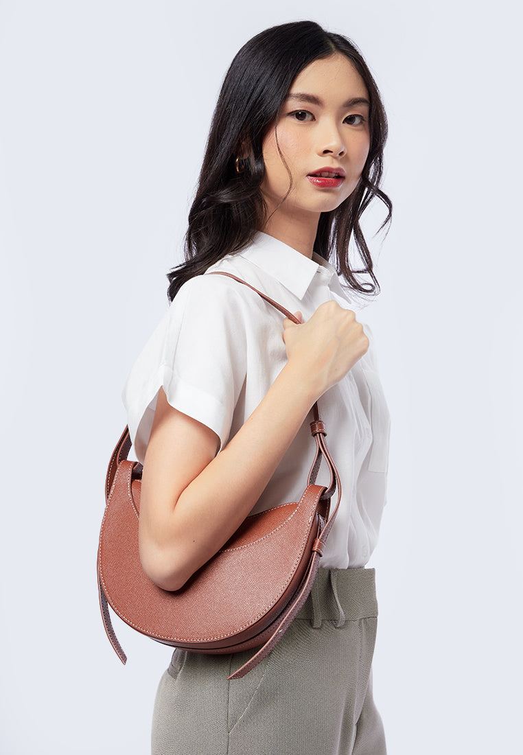 Brown Half Moon Bag – EXECUTIVE