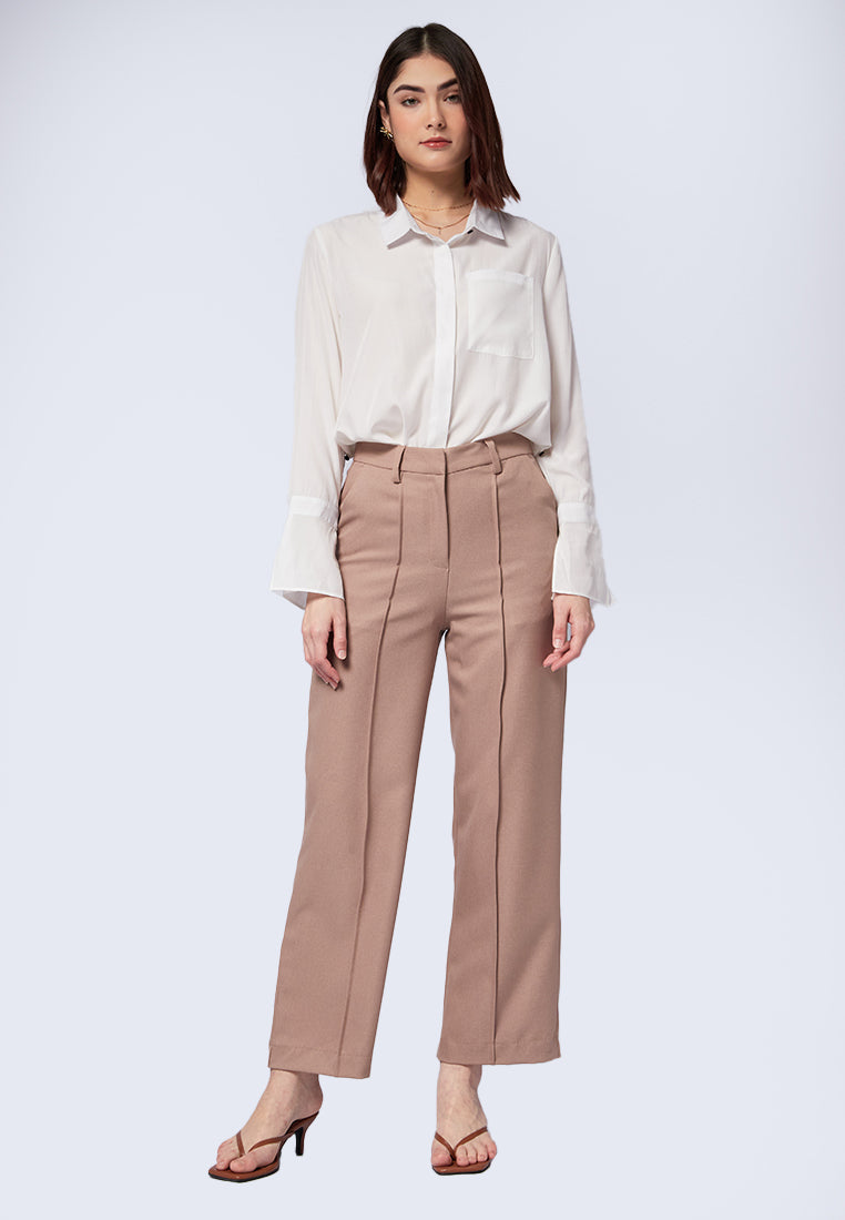 Straight Cut Crease Trousers – EXECUTIVE