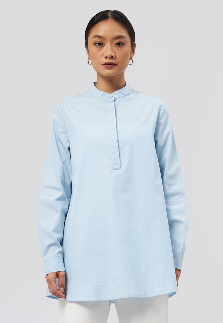 Long Sleeve Tunic Light Blue – EXECUTIVE
