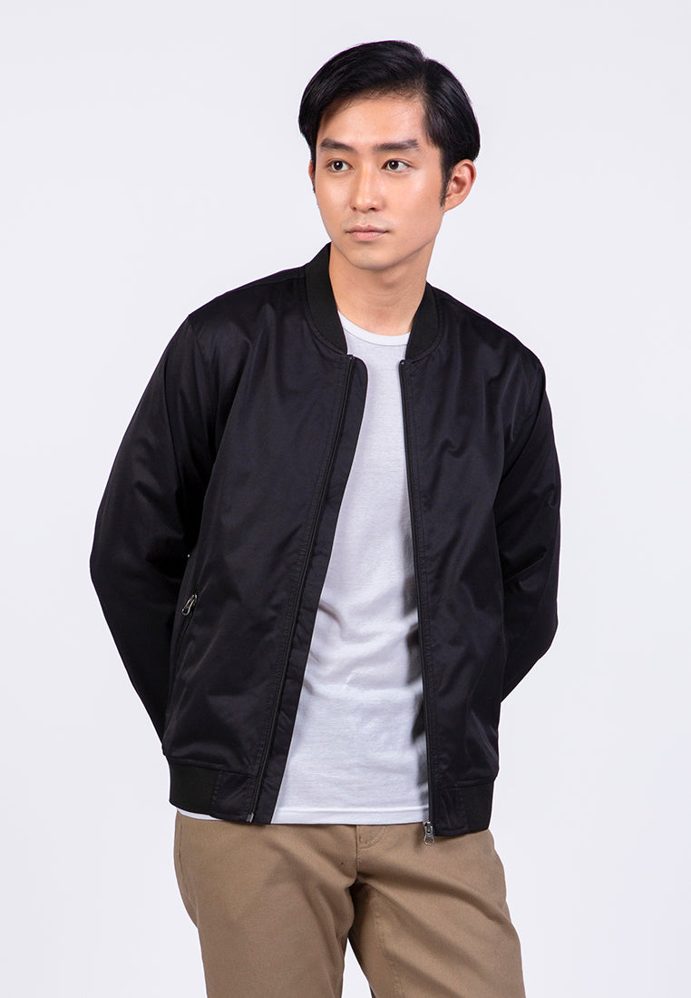Slim Fit Bomber Jacket – EXECUTIVE