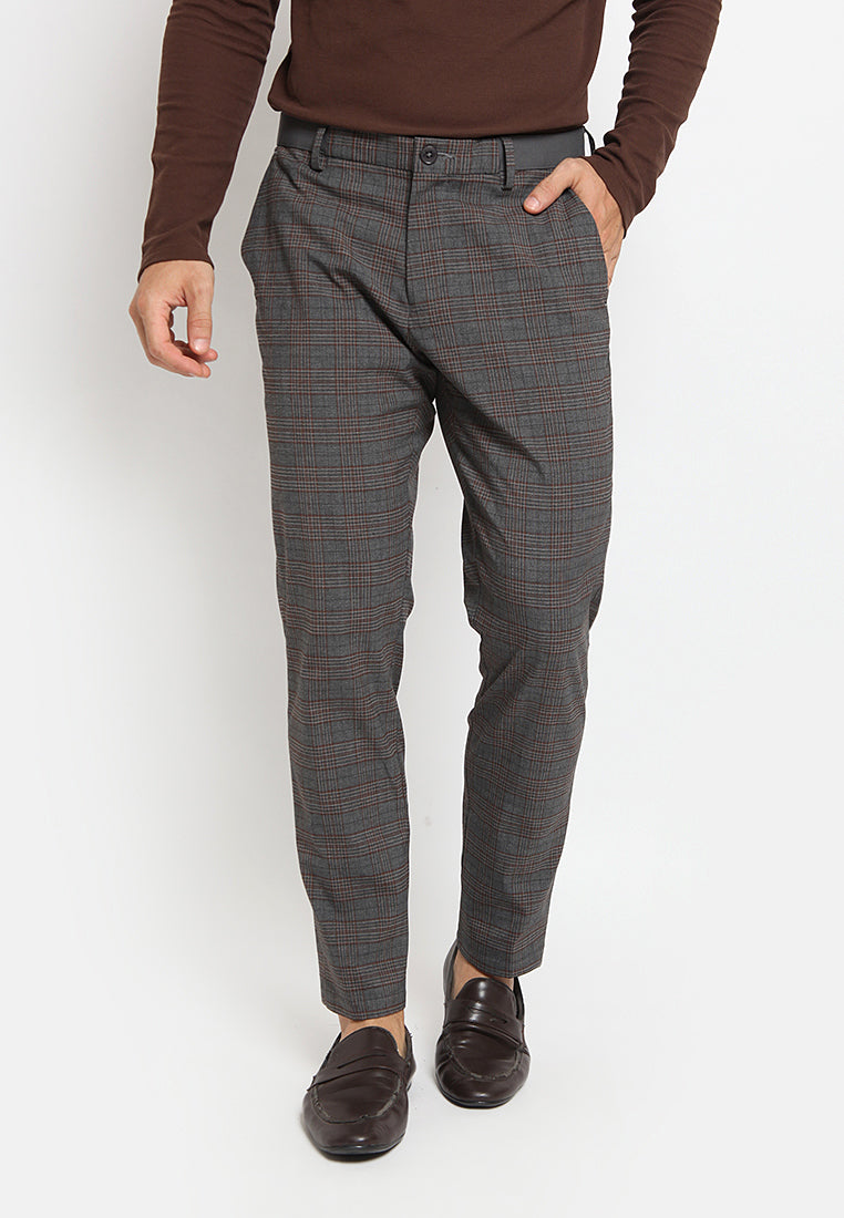 plaid casual long pants – EXECUTIVE