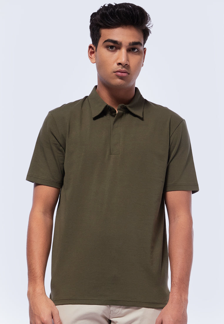 Slim Fit Short Sleeve Polo Shirt – EXECUTIVE