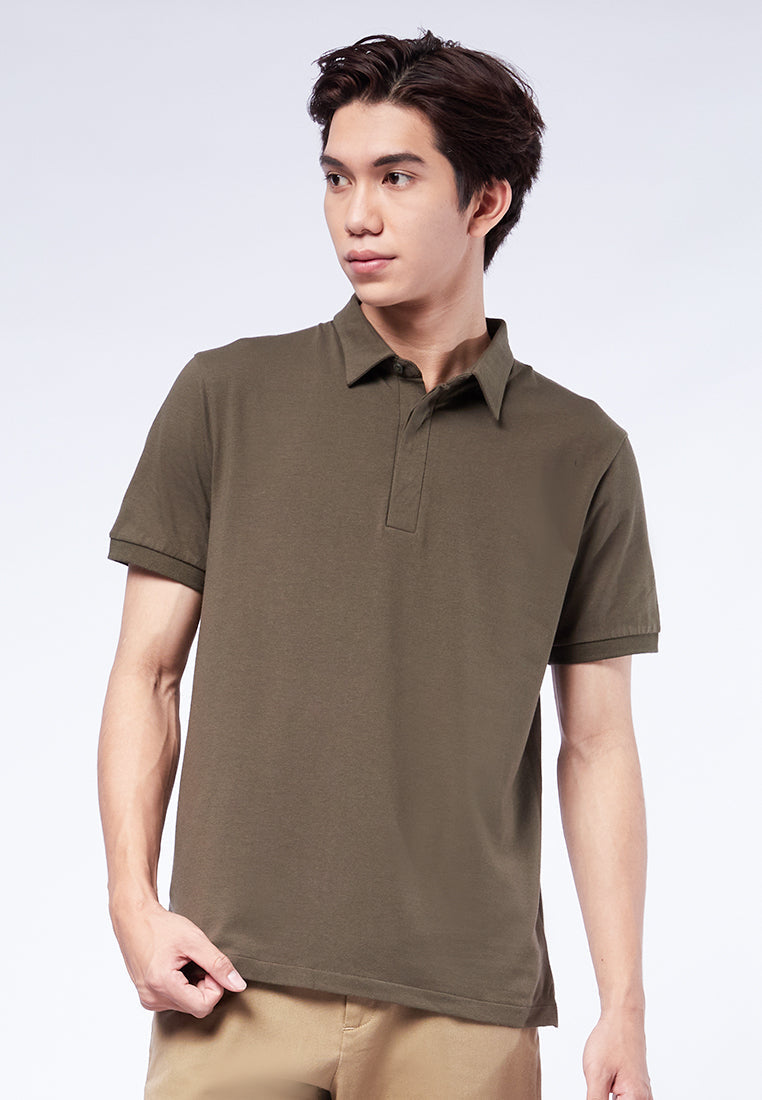 Polo Shirt with Hidden Placket – EXECUTIVE