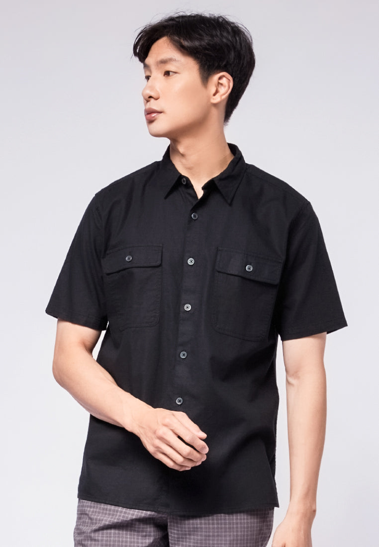 Double Pocket Short Sleeve Shirt – EXECUTIVE