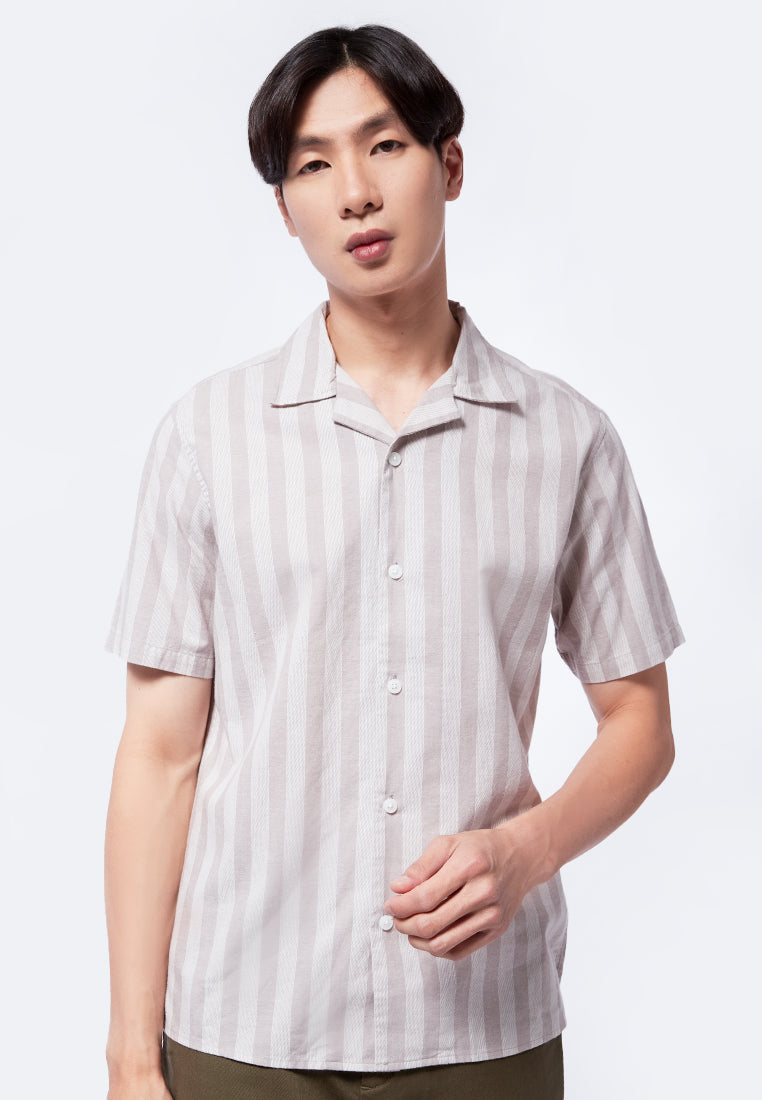 Short Sleeve Notch Collar Shirt – EXECUTIVE