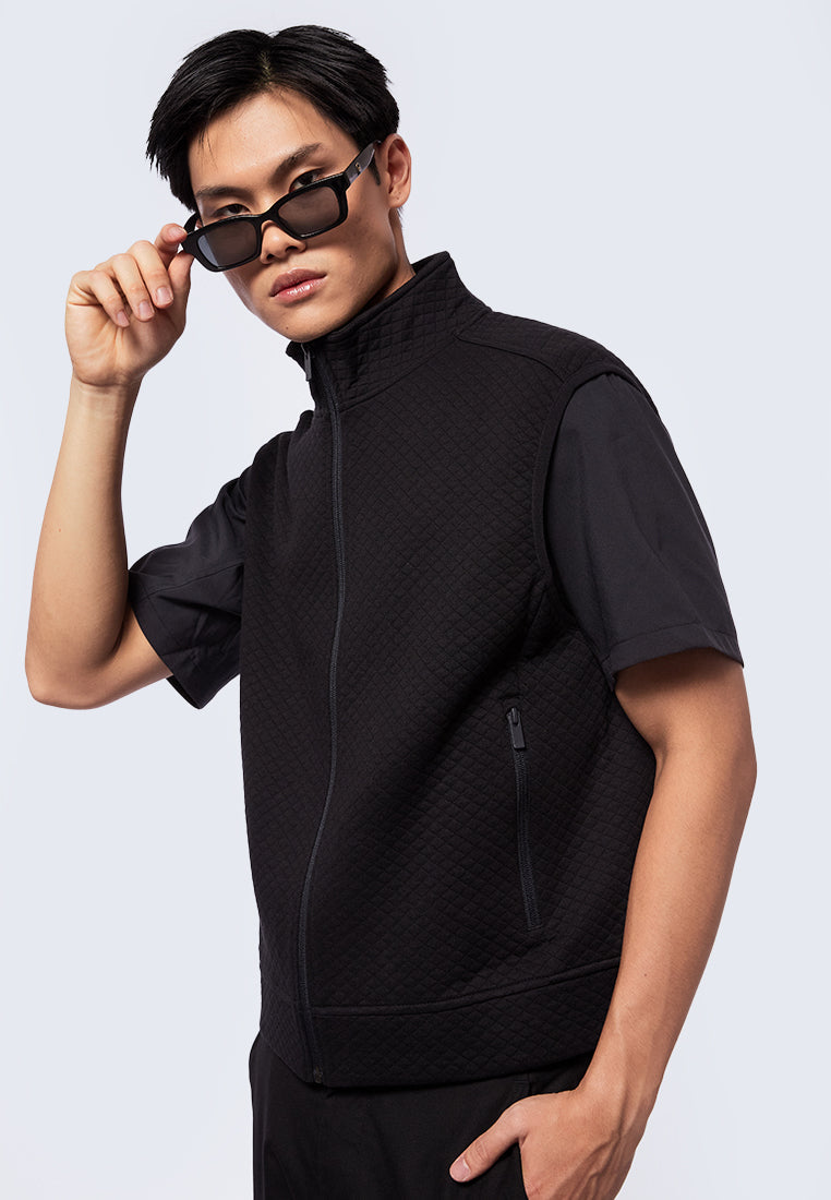 Zipped High Neck Vest – EXECUTIVE