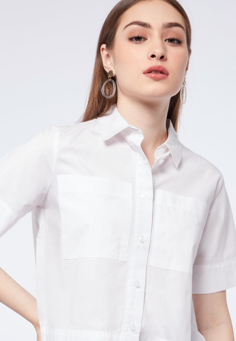 Boxy Blouse with Big Pocket – EXECUTIVE