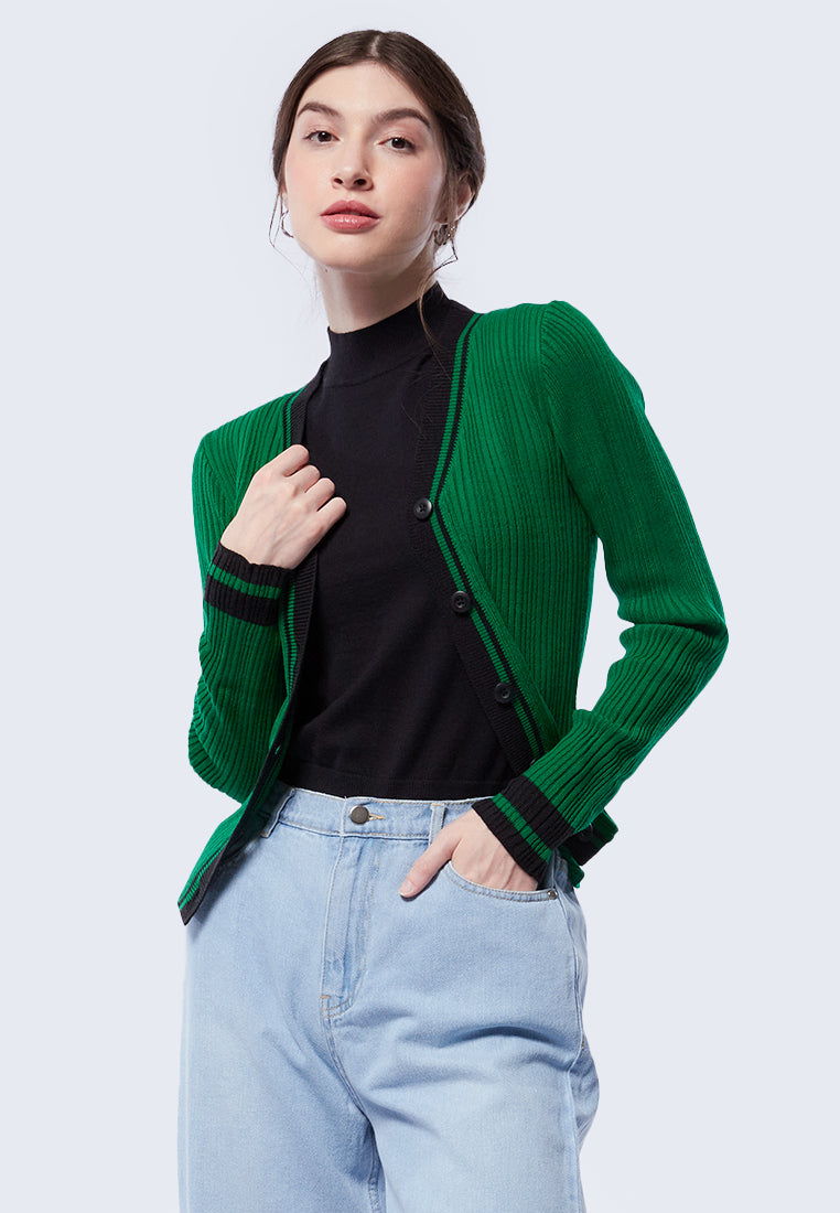 Long Sleeve Knit Cardigan – EXECUTIVE