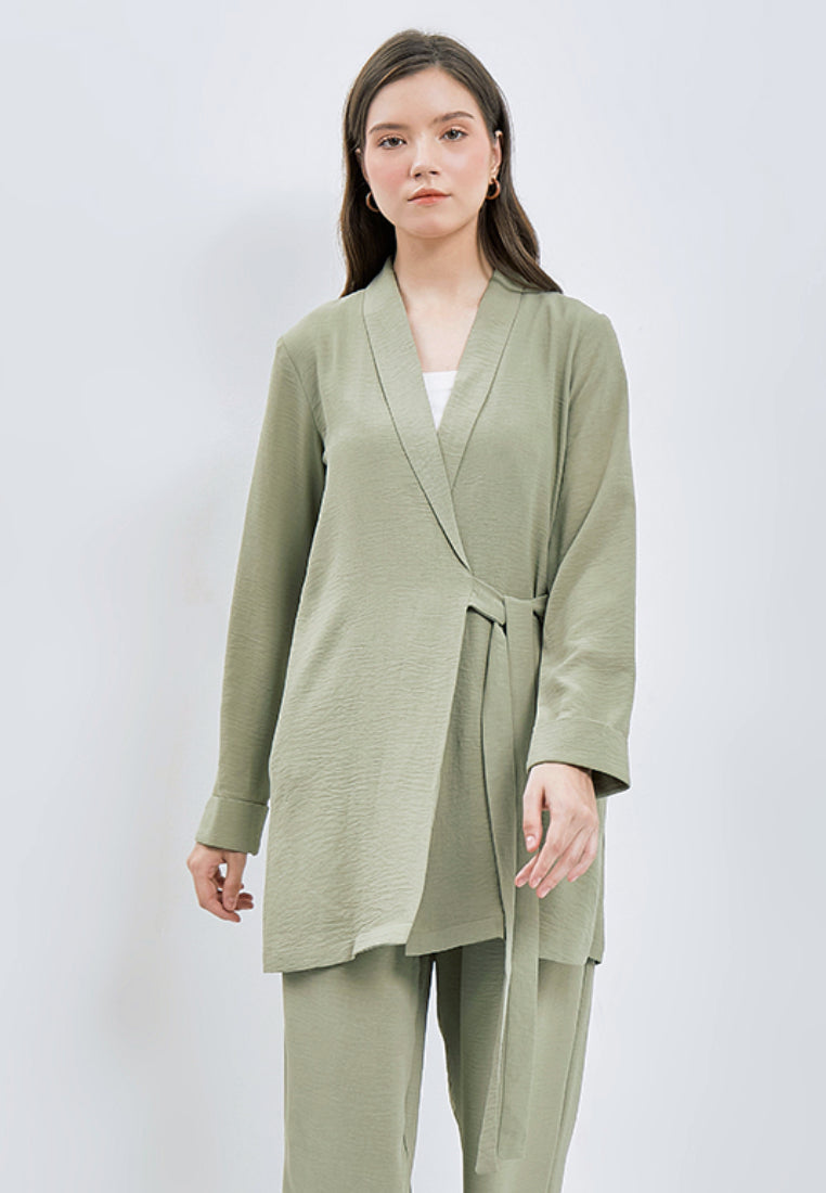 Long Sleeve Wrap Jacket – EXECUTIVE