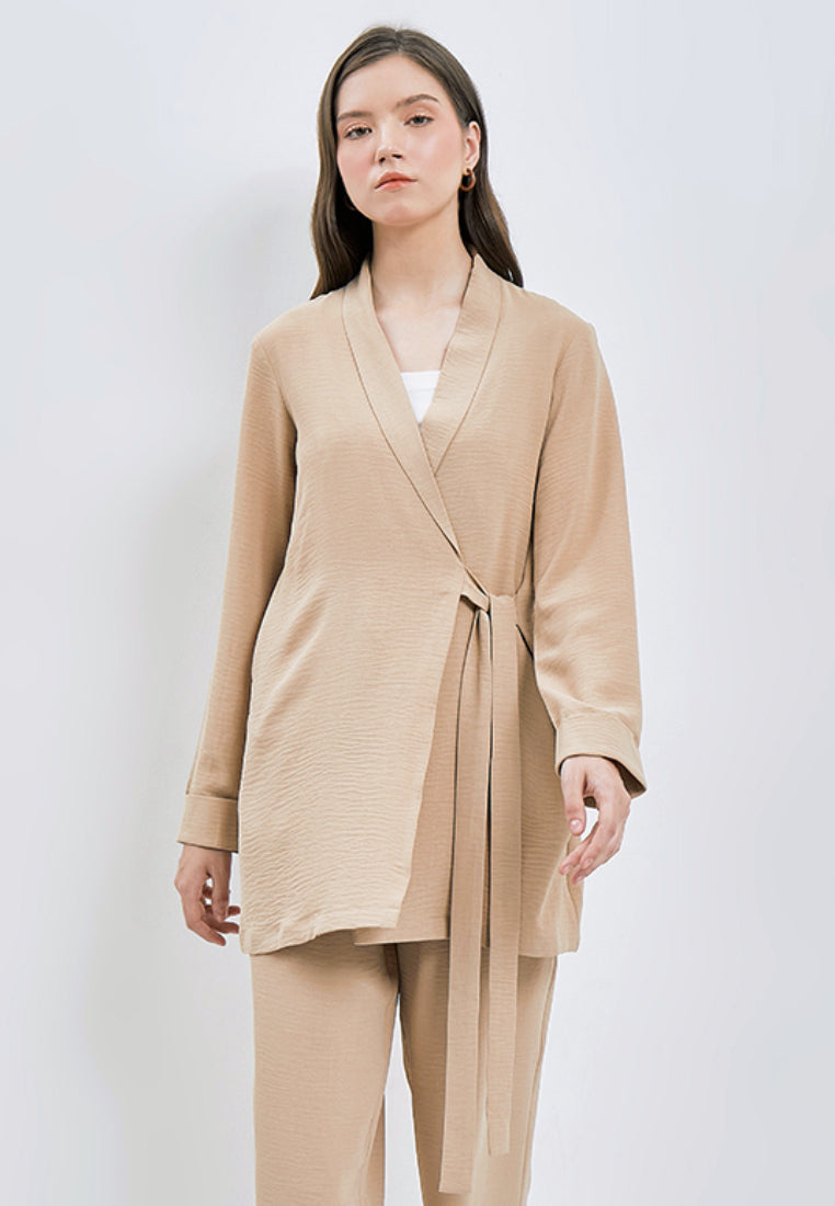 Long Sleeve Wrap Jacket – EXECUTIVE