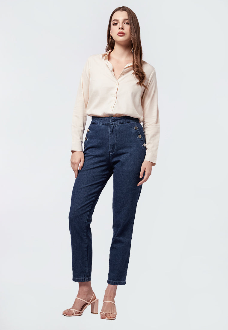 Button Up Denim Pants – EXECUTIVE