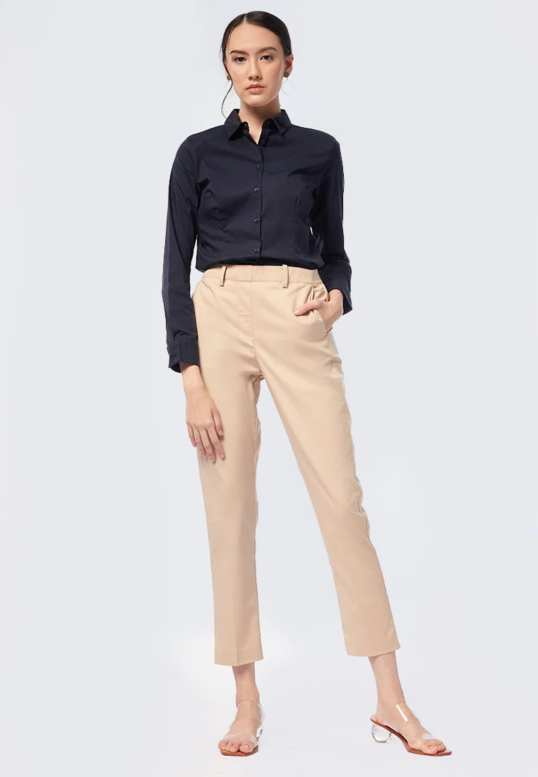 Basic Tapered High Rise Editor Pants – EXECUTIVE