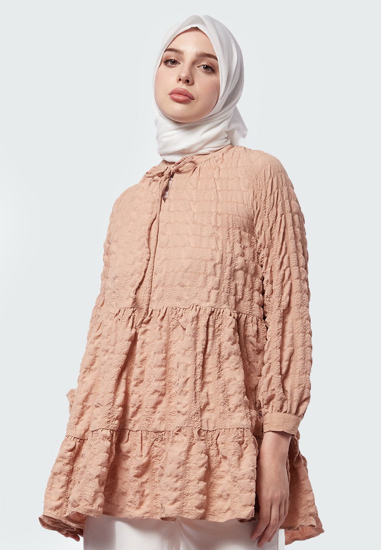 Tiered Long Sleeve Tunic – EXECUTIVE