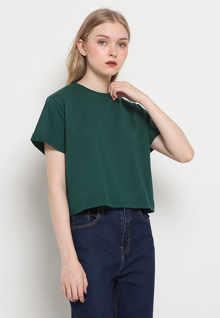 Short Sleeve Cropped T-shirt – EXECUTIVE