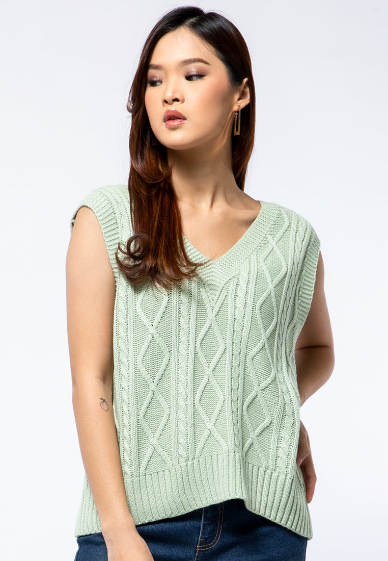 Cable Knit Vest – EXECUTIVE