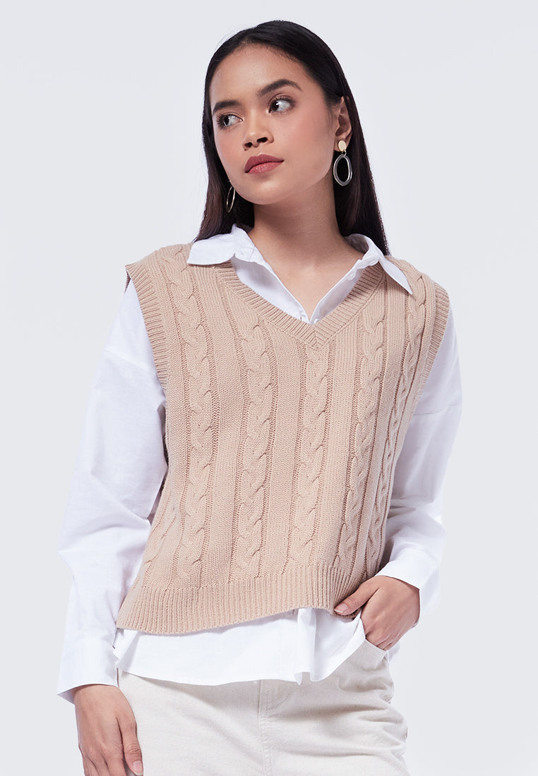 Cable Knit Vest – EXECUTIVE