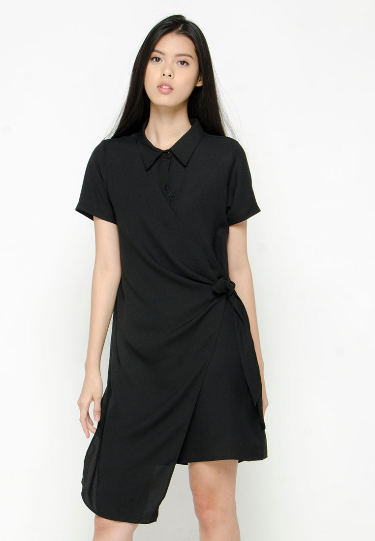 Tunic Dress with Tied Waist Detail – EXECUTIVE