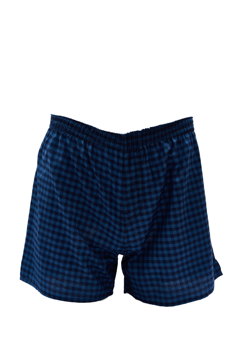 Checked Boxer Navy – EXECUTIVE